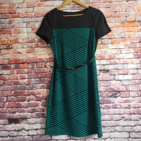 Perceptions | Dresses | Perceptions New York Womens Dress Belted Knit S ...